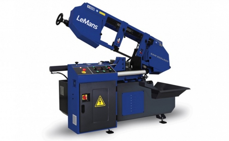 LAM 300x500 Semi Auto Miter Band Saw Machine - LeMans CNC machines